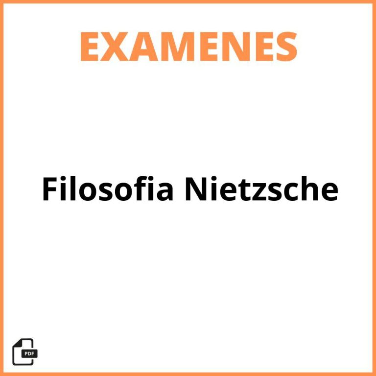 Examen Pau Filosofia Nietzsche 2023