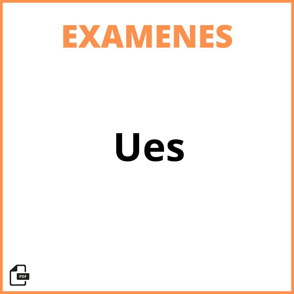 Examen Ues 2025